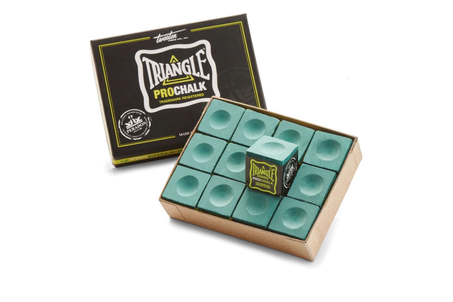 Krít Triangle PRO Green 12 stk - Ping Pong